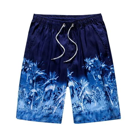 Xysaqa Mens Swim Trunks Board Shorts Cool Printed Lightweight Beach