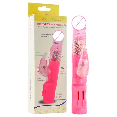 Vibrador Rotativo Estimulador De Clitoris Coelho Rosa Jack Rabbit