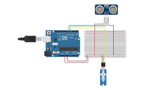 circuit design smart hand sanitizer using tinkercad tinkercad