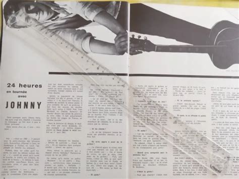 COUPURE DE PRESSE Johnny Hallyday EUR 9 00 PicClick FR