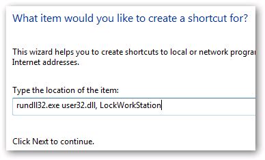 Create A Shortcut For Locking Your Computer Screen In Windows 7 Or Vista
