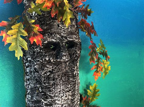 New Guide Tree Ent Sculpture With Animated OLED Eyes And Motion Reactivity Adafruit