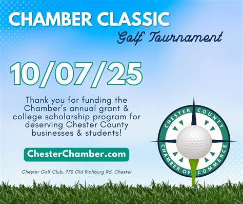 Chamber Classic 2025 Chester County Chamber Of Commerce Sc