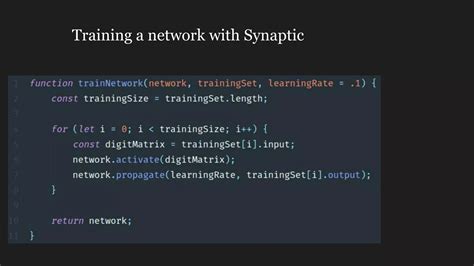 recognizing hand written digits with synaptic js