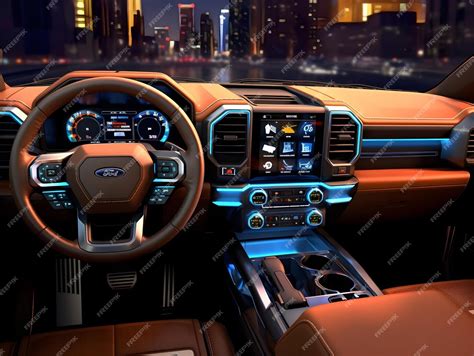 고급 자동차 인테리어 디자인 Ai 생성 이미지