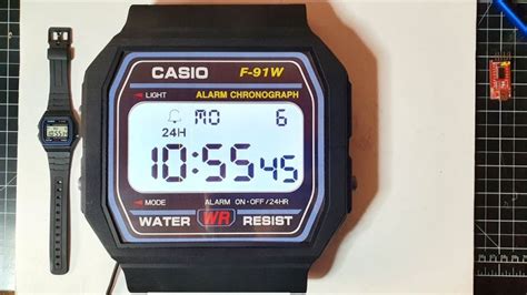Diy 卡西欧 Casio F 91w 手（挂）表（钟） Arduino 实验室