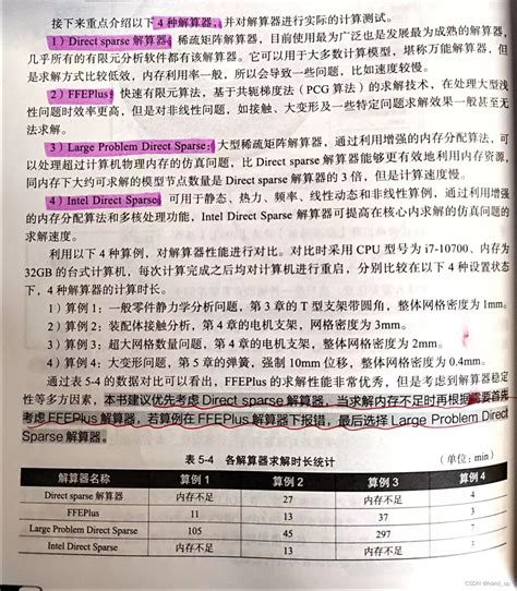Sw Simulation解算器选取 Csdn博客
