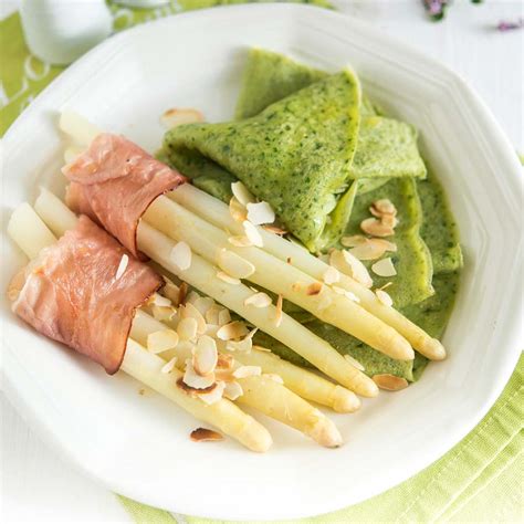 Gebratener Spargel Mit B Rlauchcrepes Der Kochguide