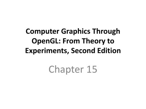 ppt exploring bezier curves in computer graphics with opengl
