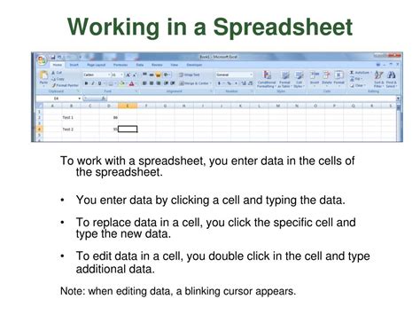 Ppt Microsoft Excel 2007 Introduction To Spreadsheet Programs