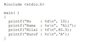 Belajar Bahasa C Fungsi Printf Dan Scanf Belajar Coding