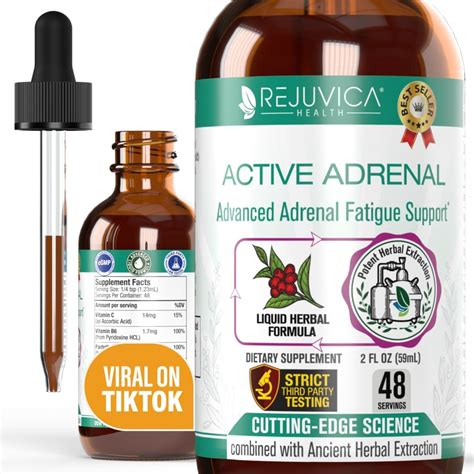 Amazon.com: Active Adrenal - Advanced Adrenal Support Tincture - Liquid ...