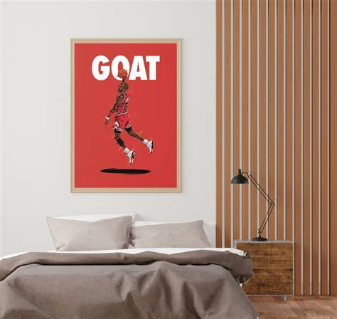 Michael Jordan Poster Nba Posters Wall Art Wall Decor Etsy
