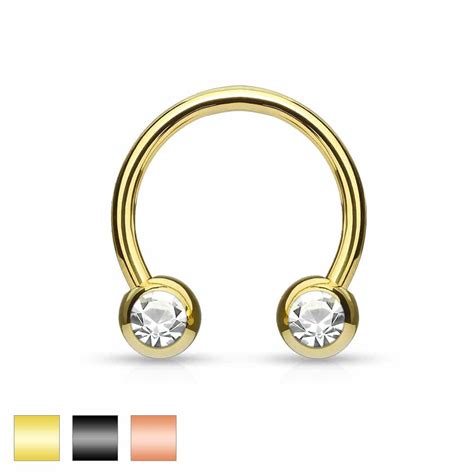Forward Jewel Circular Barbell 14g Bodymods Jewelry