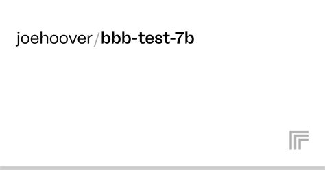 Joehoover Bbb Test B Run With An Api On Replicate