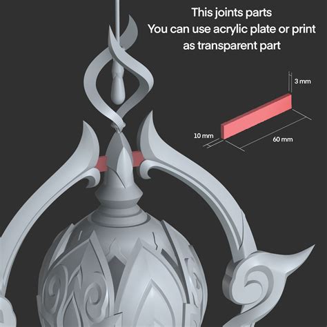 3d File Honkai Star Rail Lingsha Weapon For 3d Print ⭐ ・3d Printer