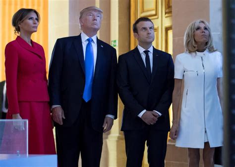 Macron Reportedly Gave His Wifes Butt A Love Tap While Touring Paris
