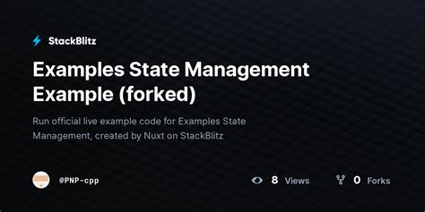 examples state management example forked stackblitz