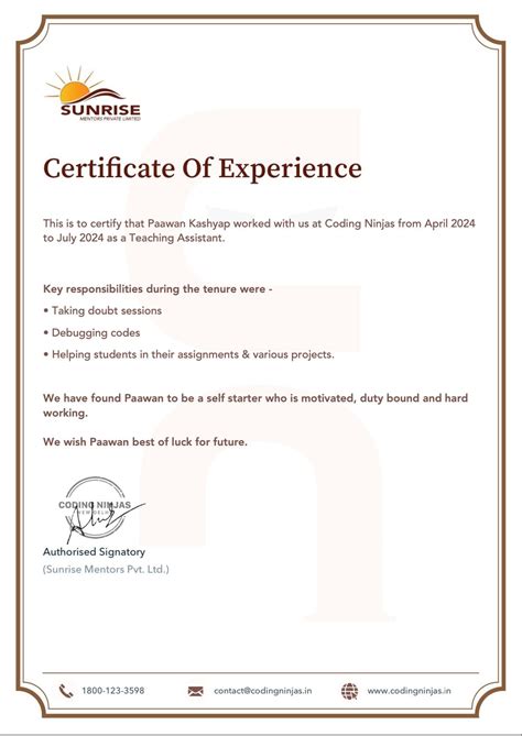 Paawan Kashyap On Linkedin Codingninjas Teachingassistant Codingeducation Techinternship