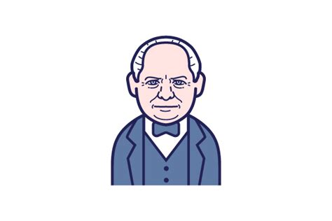 ウィンストンチャーチル イラストストック時短だ