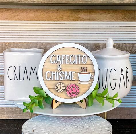 Cafecito And Chisme Pan Dulce Coffee Bar Sign Cafecito Y Etsy In 2022