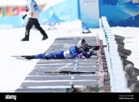 Benjamin Daviet Fra March 5 2022 Biathlon Mens Sprint 6km
