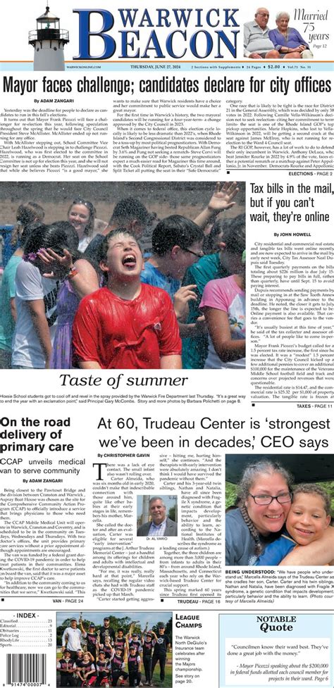 Warwick Beacon June 27 2024 E Edition Warwick Beacon