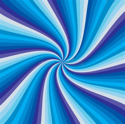 Abstract Blue Stripe Swirl Background Stock Vector Illustration Of