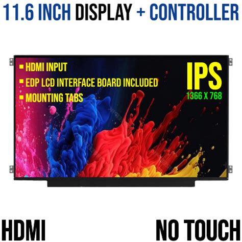 116 Lcd 30 Pin Edp Interface With Controller Micro Robotics