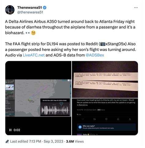 Delta Flight Forced Into Emergency Landing By Passengers Diarrhea
