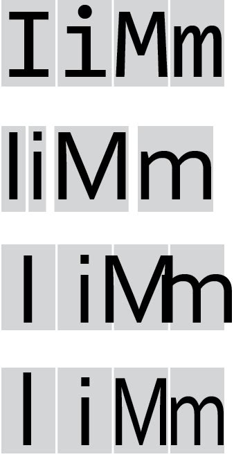 How Can I Make A Font Monospaced Graphic Design Stack Exchange