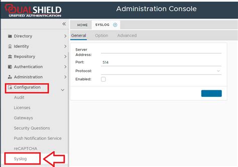 Syslog Dualshield Mfa Platform Deepnet Security Technical Guides