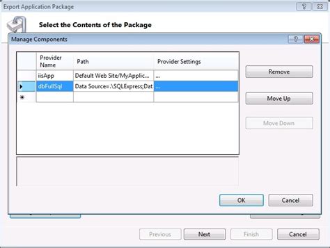 Exportaci N De Un Paquete A Trav S Del Administrador De Iis Microsoft