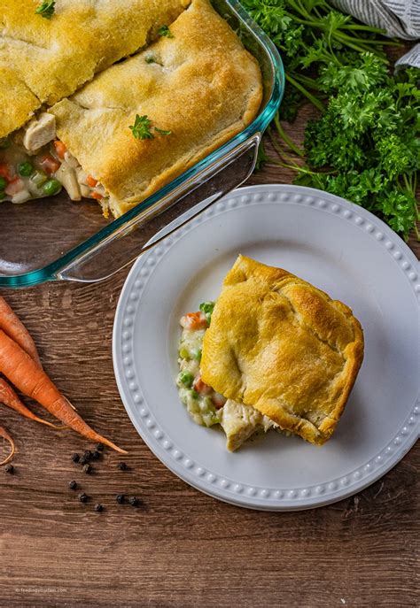 Easy Chicken Pot Pie With Crescent Rolls Feeding Your Fam