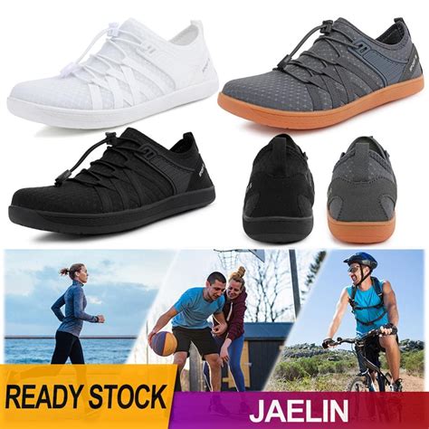 Comfortable Walking Shoes Wide Toe Box Zero Drop Barefoot Sneakers For