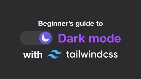 Dark Mode With TailwindCSS In Under 7 Minutes YouTube