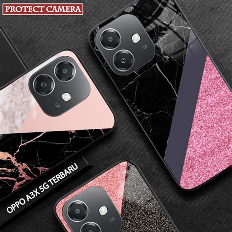 Jual Softcase Kaca Akrilic Oppo A3x Terbaru [fc36] Casing Handphone
