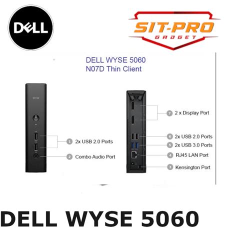 DELL WYSE 5060 AMD 2 4Ghz QuadCore 4GB Ram 120GB SSD WINDOW 10 7 Shopee Malaysia