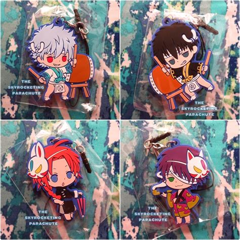 Gintama Rubber Strap Sakata Gintoki Kamui Hijikata Toushirou