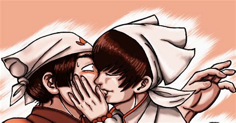 白桃 桃タローくん、キスしていいかい？ あいぜんのイラスト Pixiv