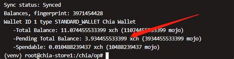 About Pending Total Balance · Chia Network Chia Blockchain