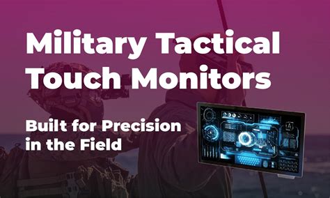 Military Tactical Touch Monitors Rugged Military Lcd And Touchscreen
