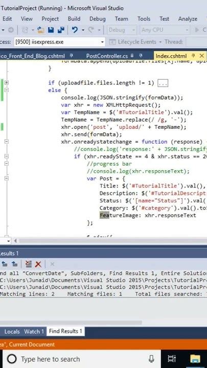 220 Asp Net Mvc Add Image Upload Feature In Edit Post Page Tutorial Project Youtube