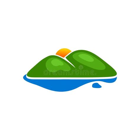 Golf Field Logo Vector Stock Illustration Stock Illustration