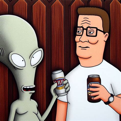 American Dad And King Of The Hill Roger And Hank By Murloc1989 On