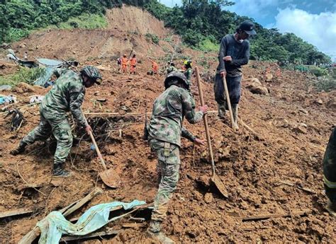 Tragedia en Colombia un alud en la región noroeste dejó al menos 34