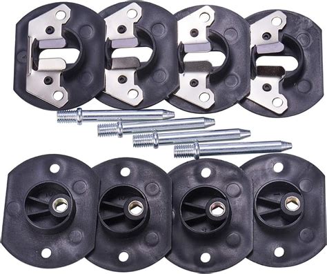 Increway 4 Sets Black Sofa Couch Sectional Furniture Connector Pin