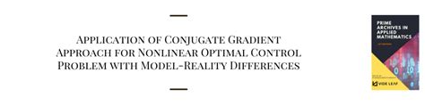 Application Of Conjugate Gradient Approach For Nonlinear Optimal Control Problem With Model