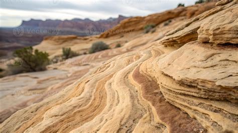 Sedimentary Rock Layers Stunning Natural Formation In Desert Landscape For Nature Enthusiasts