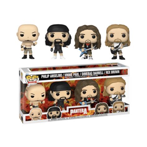 Funko Pop Rocks Pantera Philip Anselmo Vinnie Paul Dimebag